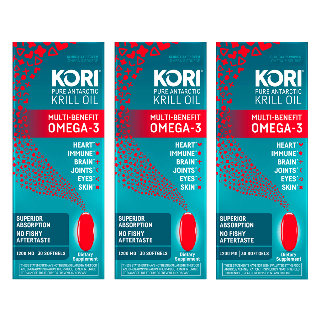 Kori Krill Oil Superior Omega-3 1200mg 30ct, Standard Softgels